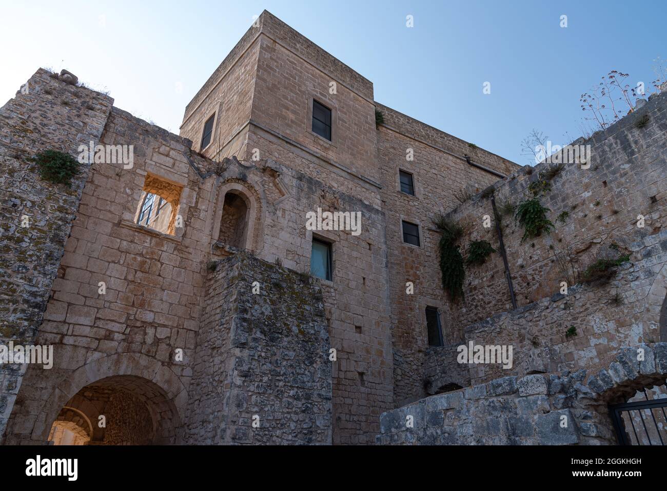 The abbey of Santa Maria di Pulsano is a monastic complex located on ...