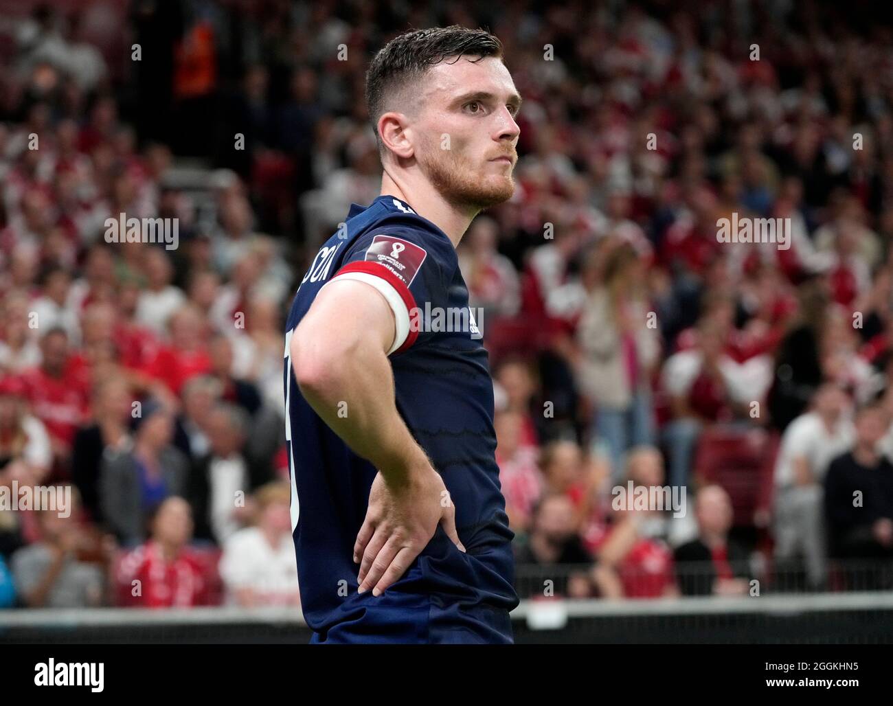 Scotland's Andrew Robertson during the 2022 FIFA World Cup Qualifying ...