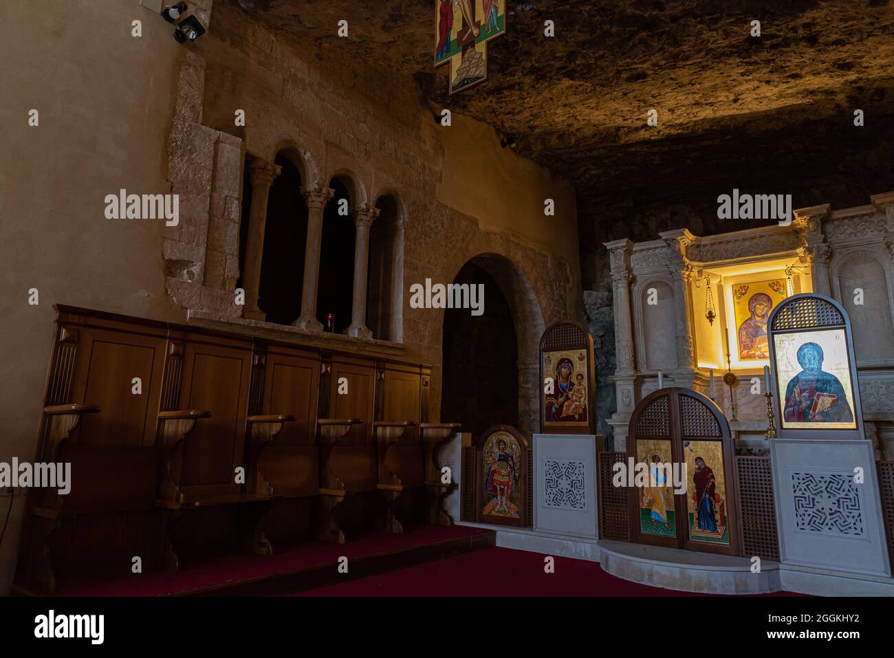 The abbey of Santa Maria di Pulsano is a monastic complex located on ...