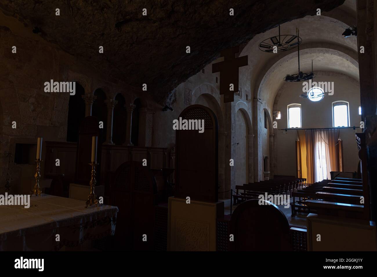 The abbey of Santa Maria di Pulsano is a monastic complex located on ...