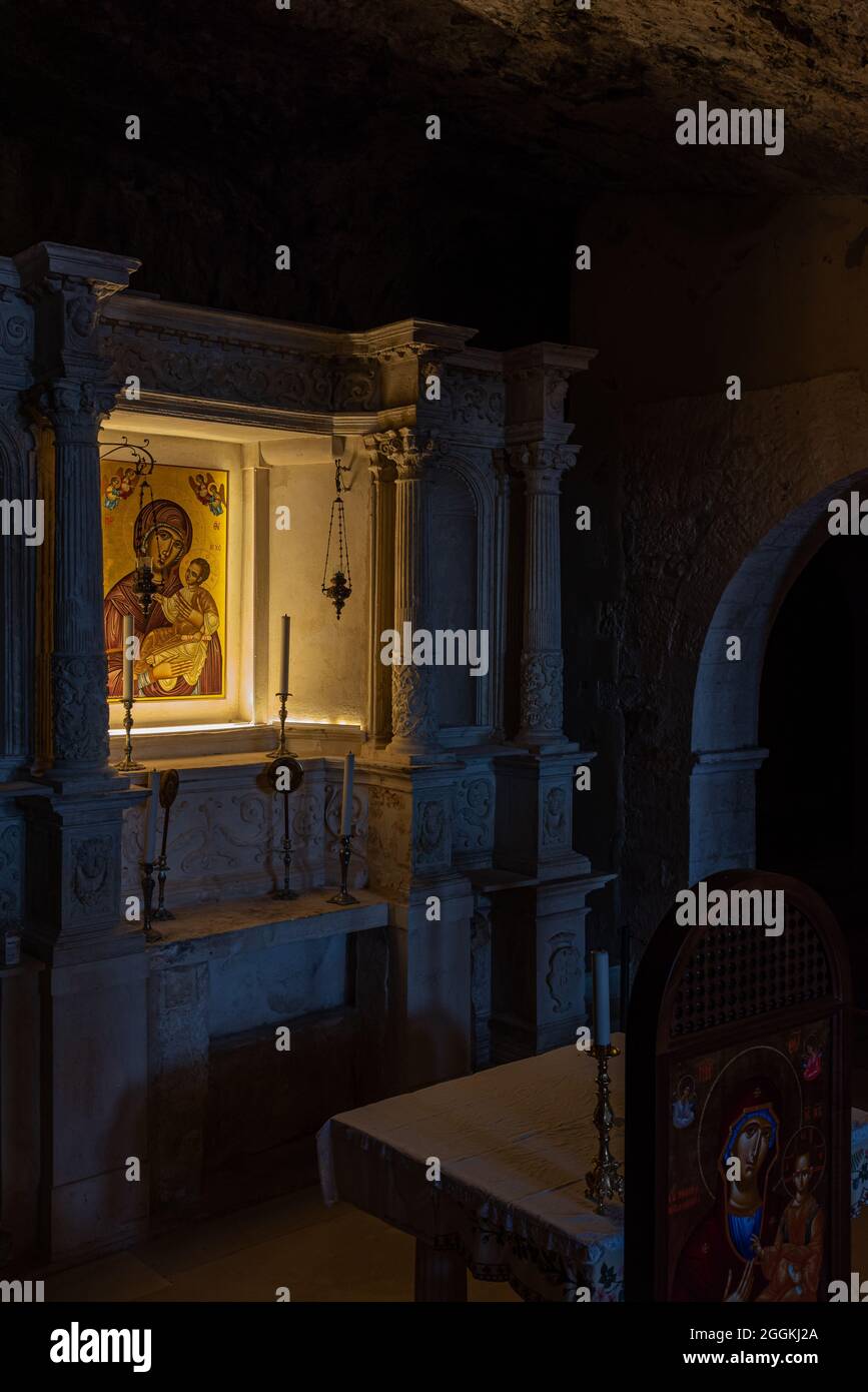 The abbey of Santa Maria di Pulsano is a monastic complex located on ...