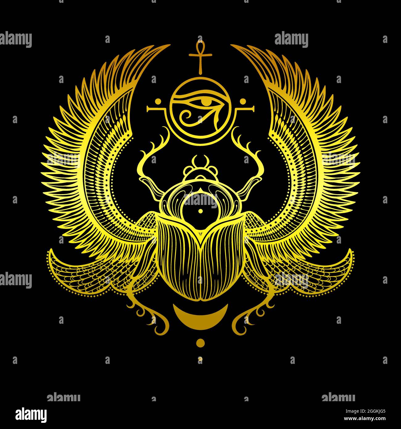 Egyptian scarab tattoo hi-res stock photography and images - Alamy