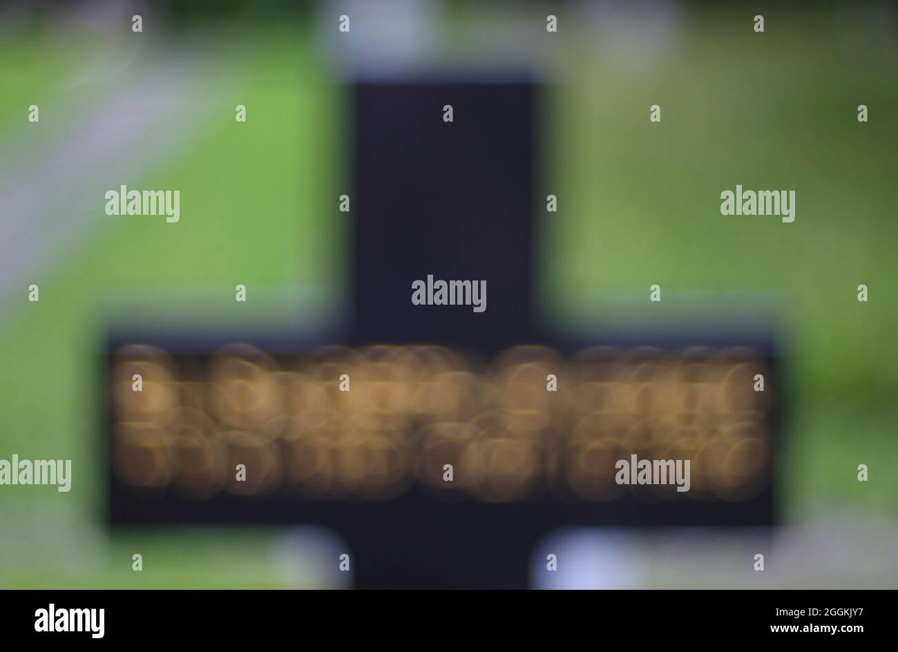 Cross with inscription Stock Photo - Alamy