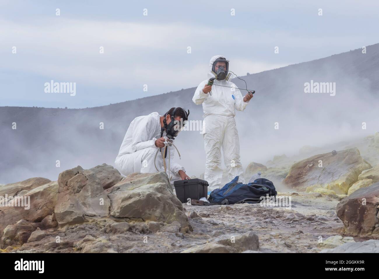 Volcano scientist italy hi-res stock photography and images - Alamy
