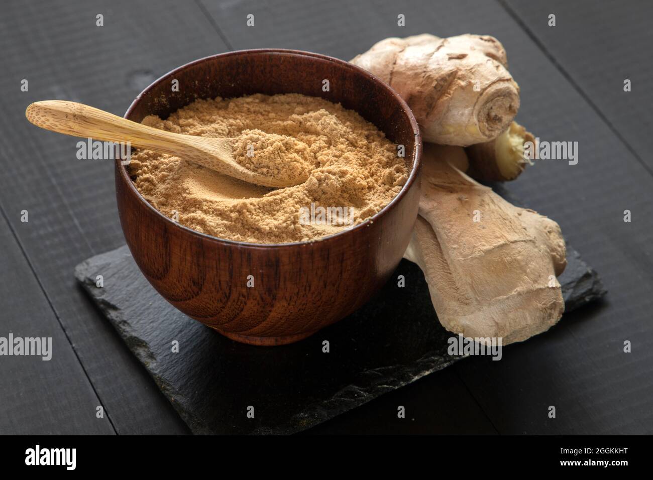 ginger powder. spice concept Stock Photo - Alamy