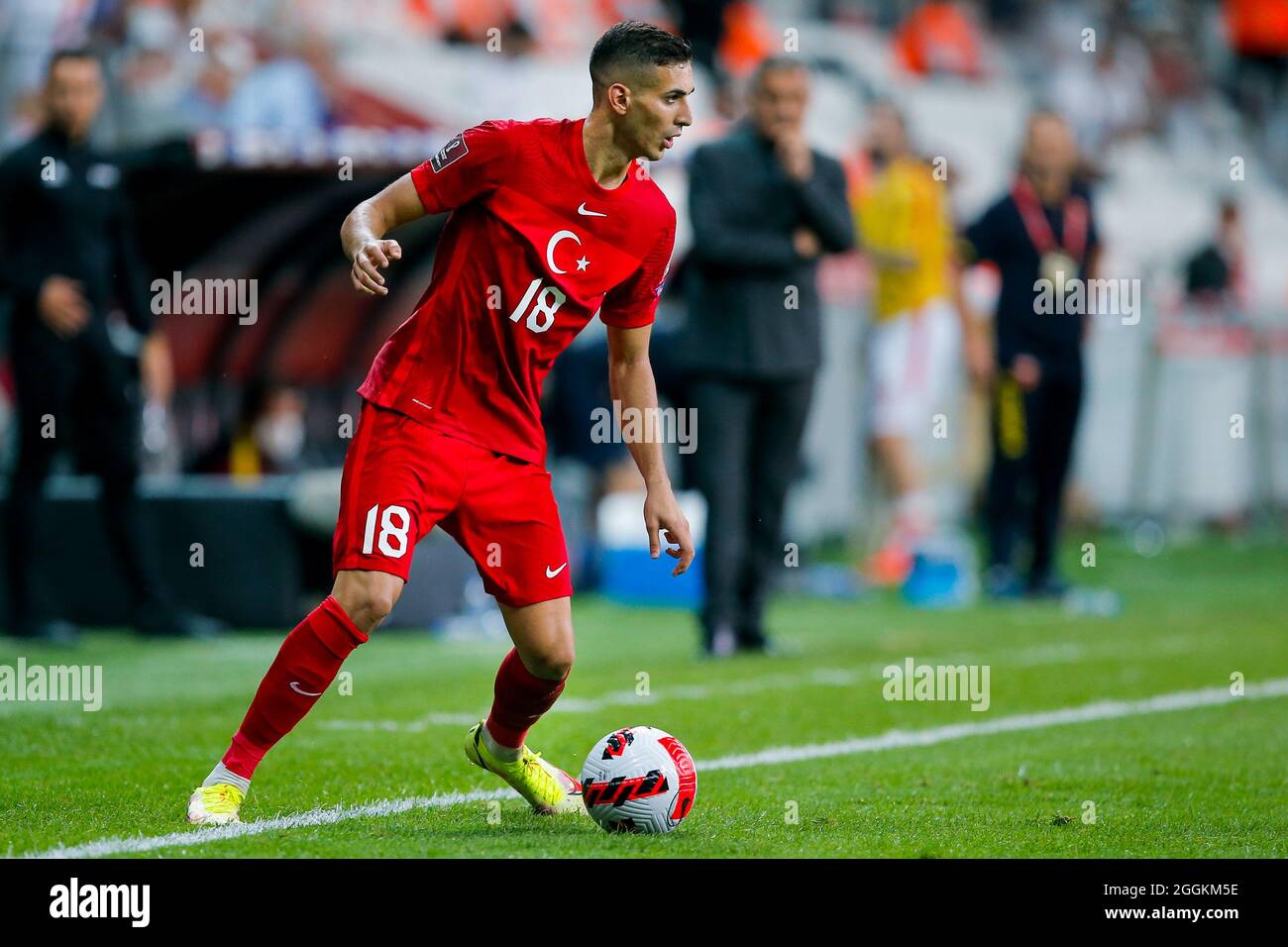 ISTANBUL, TURKEY - SEPTEMBER 1: Mert Muldur of Turkey during the FIFA ...