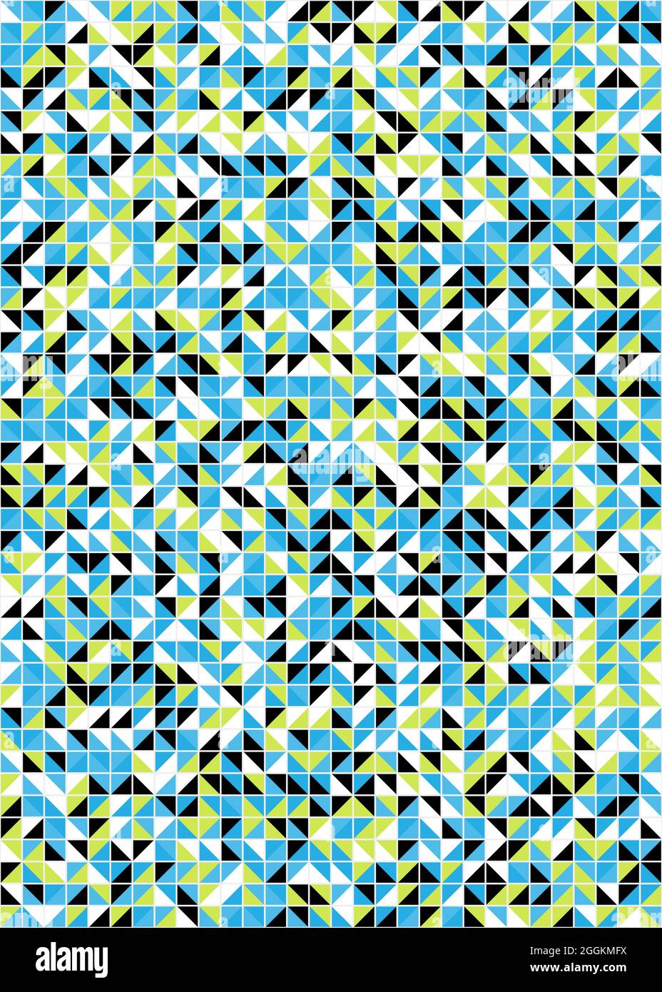 Abstract Geometrical generative computational art illustration Stock ...