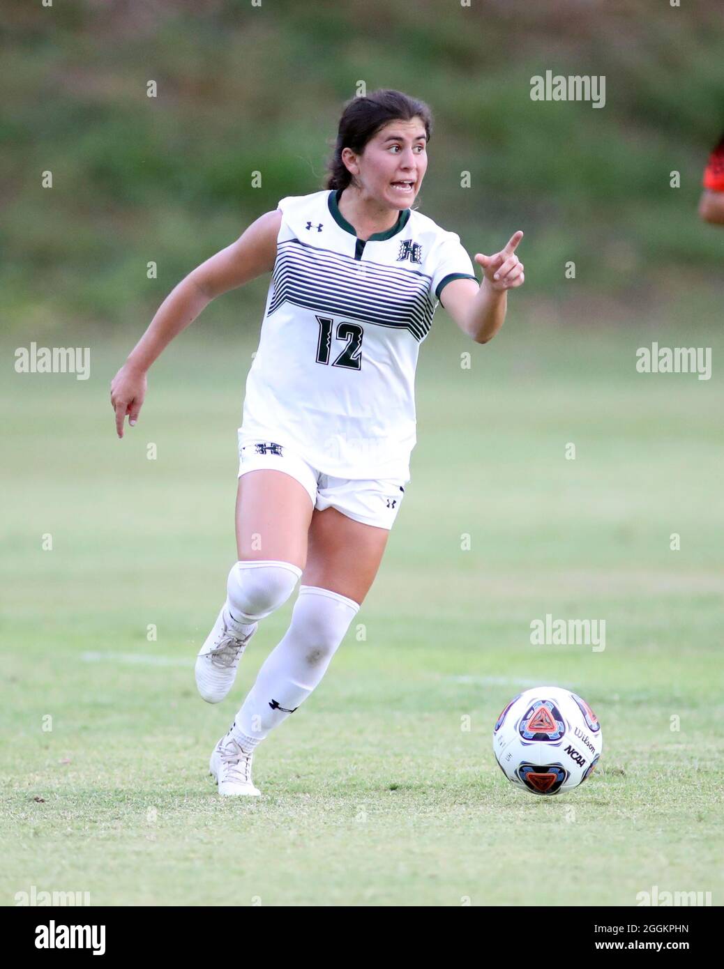 August 17, 2021 - Hawaii Rainbow Warriors forward Krista Peterson #12 ...