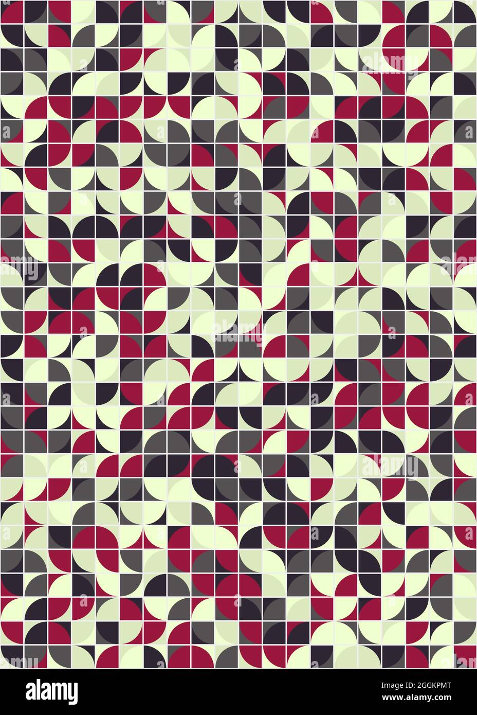 Abstract Geometrical generative computational art illustration Stock ...