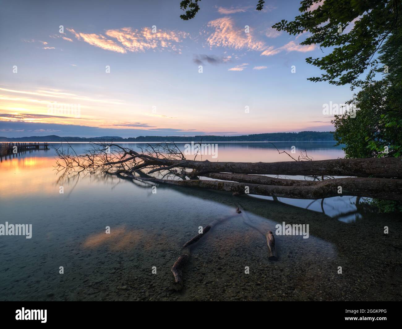 Five lakes region, cultural landscape, Fünfseenland, lake, lakeshore ...