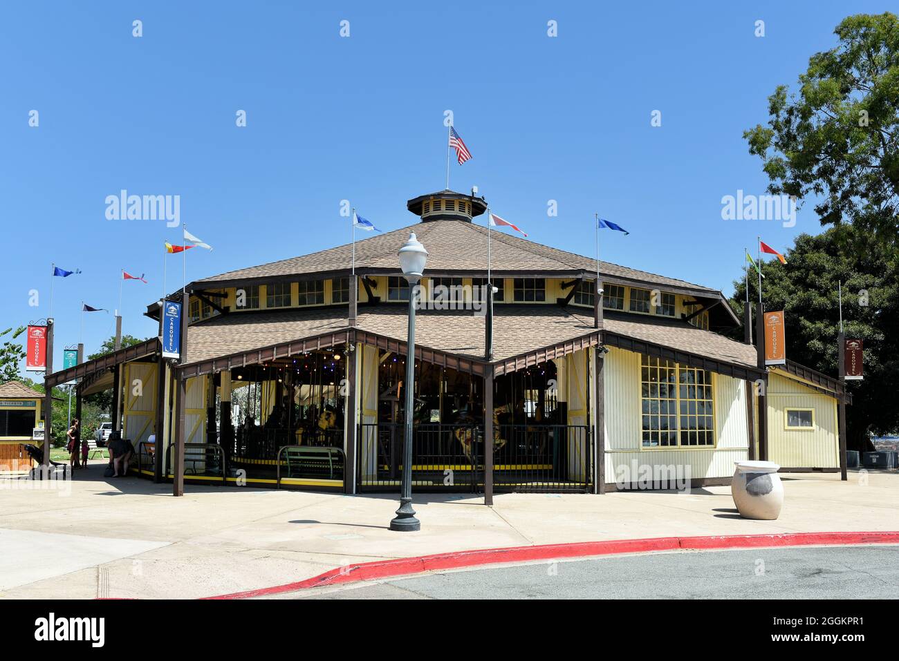 Balboa park san diego carousel hi-res stock photography and images - Alamy