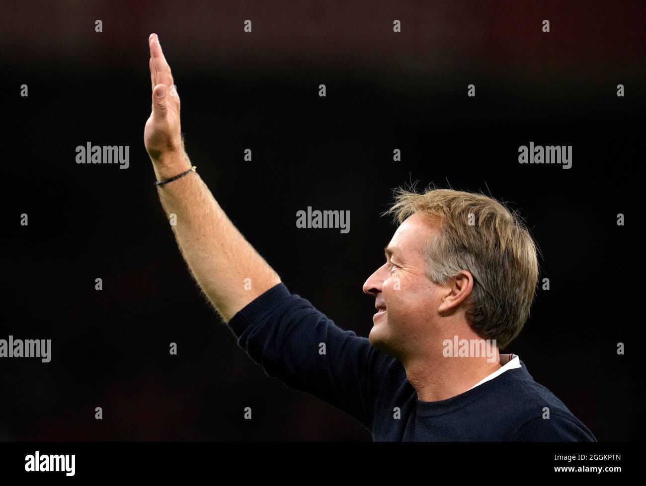 Denmark manager Kasper Hjulmand after the 2022 FIFA World Cup ...
