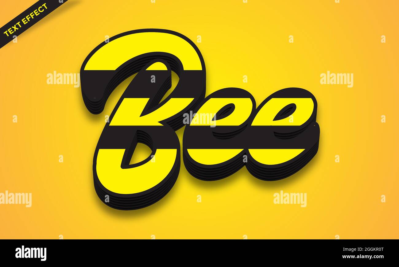 Honey text effect hi-res stock photography and images - Alamy
