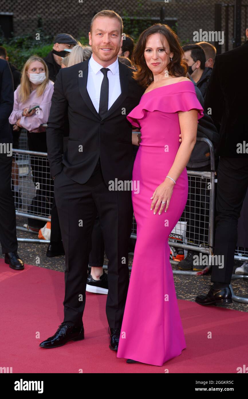 London, UK. 1 September 2021. Sarra Kemp and Chris Hoy arriving at the ...