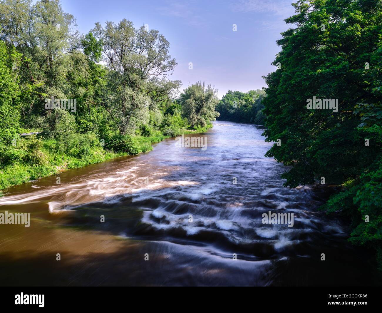 Germany, Augsburg, on the Wertach Stock Photo - Alamy