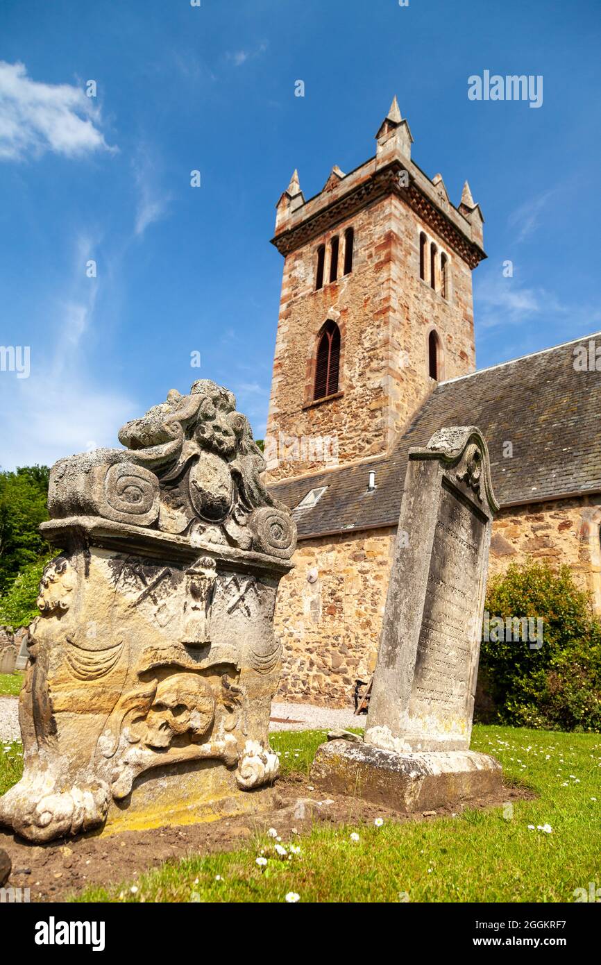 Dirleton Kirk / church in the village of Dirleton, in East Lothian ...