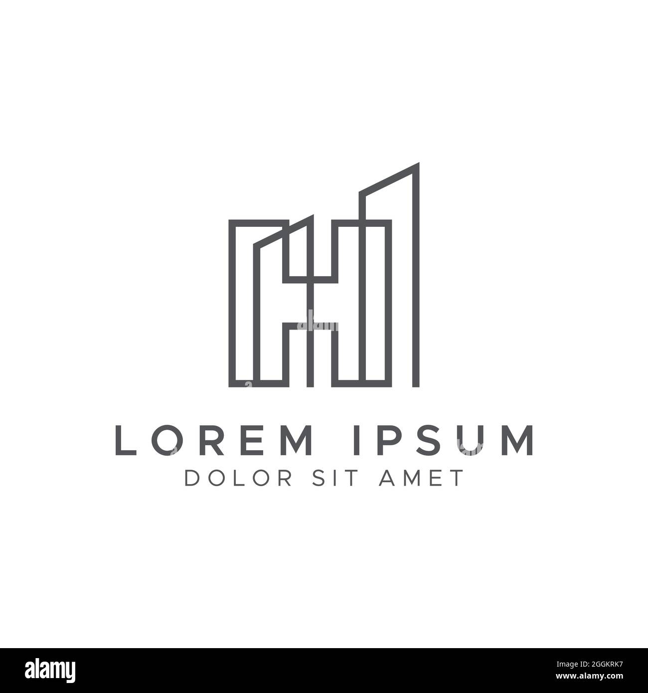 Construction logo h hi-res stock photography and images - Alamy