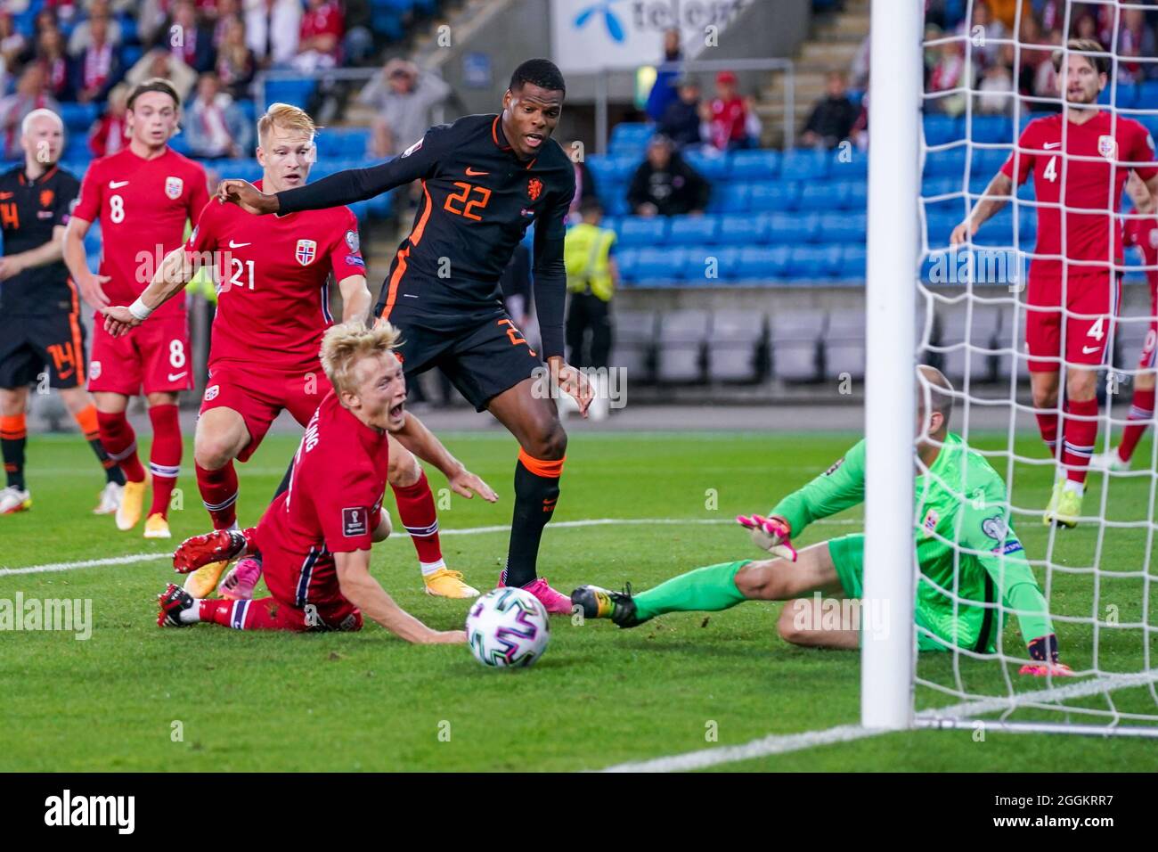 OSLO, NORWAY - SEPTEMBER 1: Andreas Hanche-Olsen of Norway, Birger ...