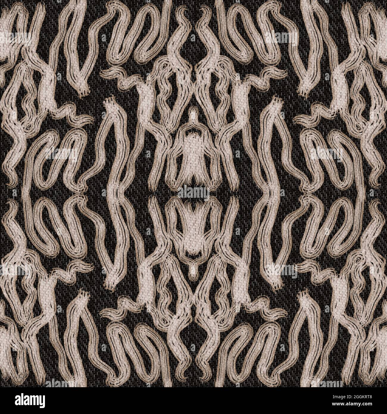 Seamless tan neutral colored denim pattern design for print Stock Photo ...