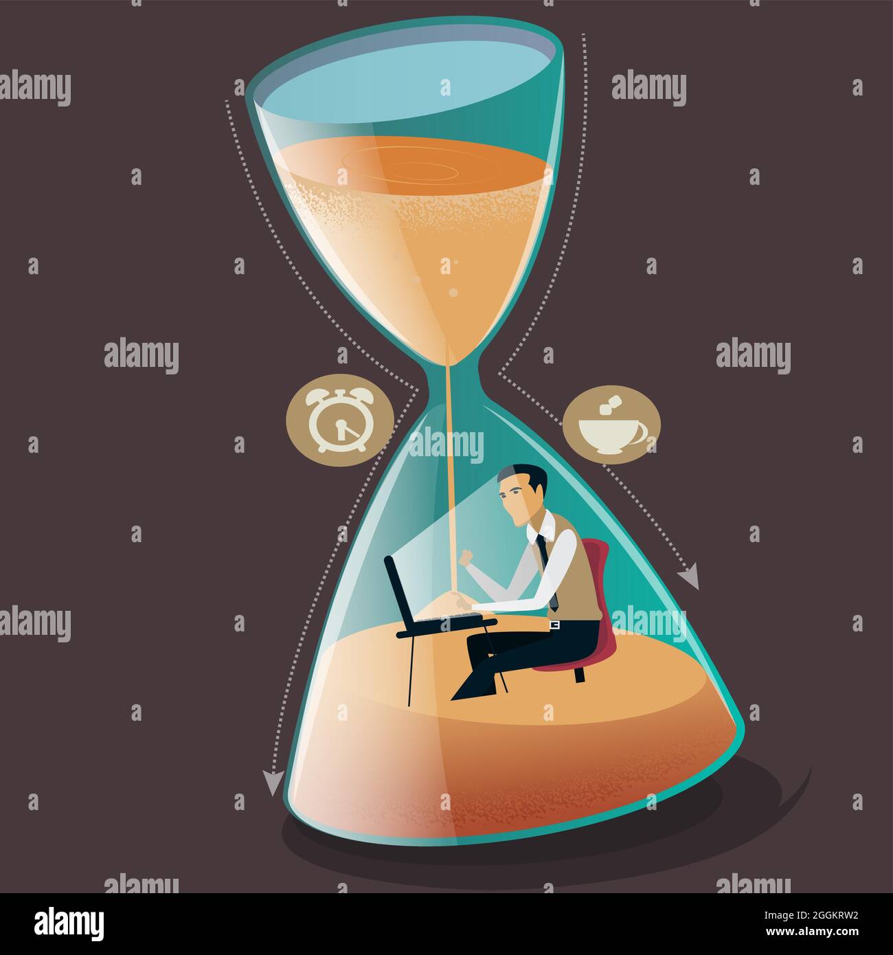 Risk of quicksand Stock Vector Images - Alamy