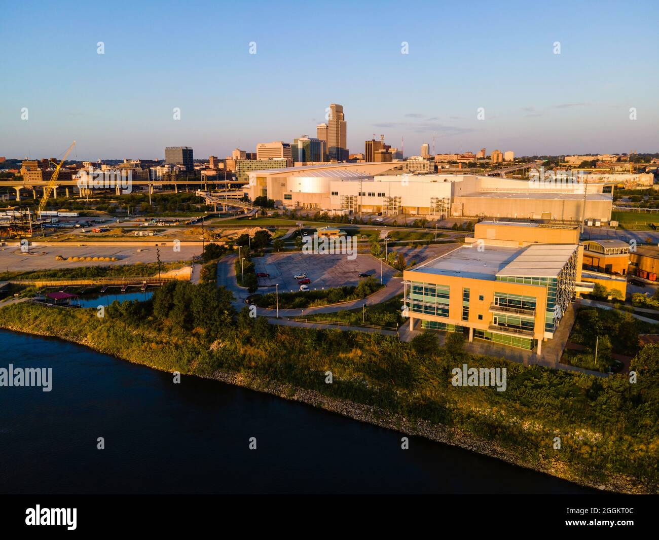 Downtown omaha aerial hi-res stock photography and images - Alamy