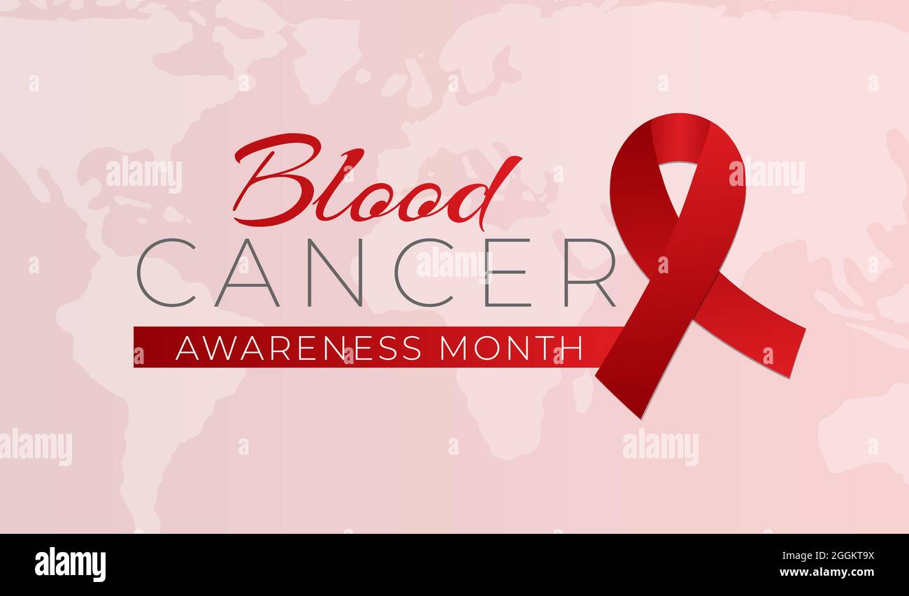 Blood Cancer Awareness Month Background Illustration Stock Vector Image ...
