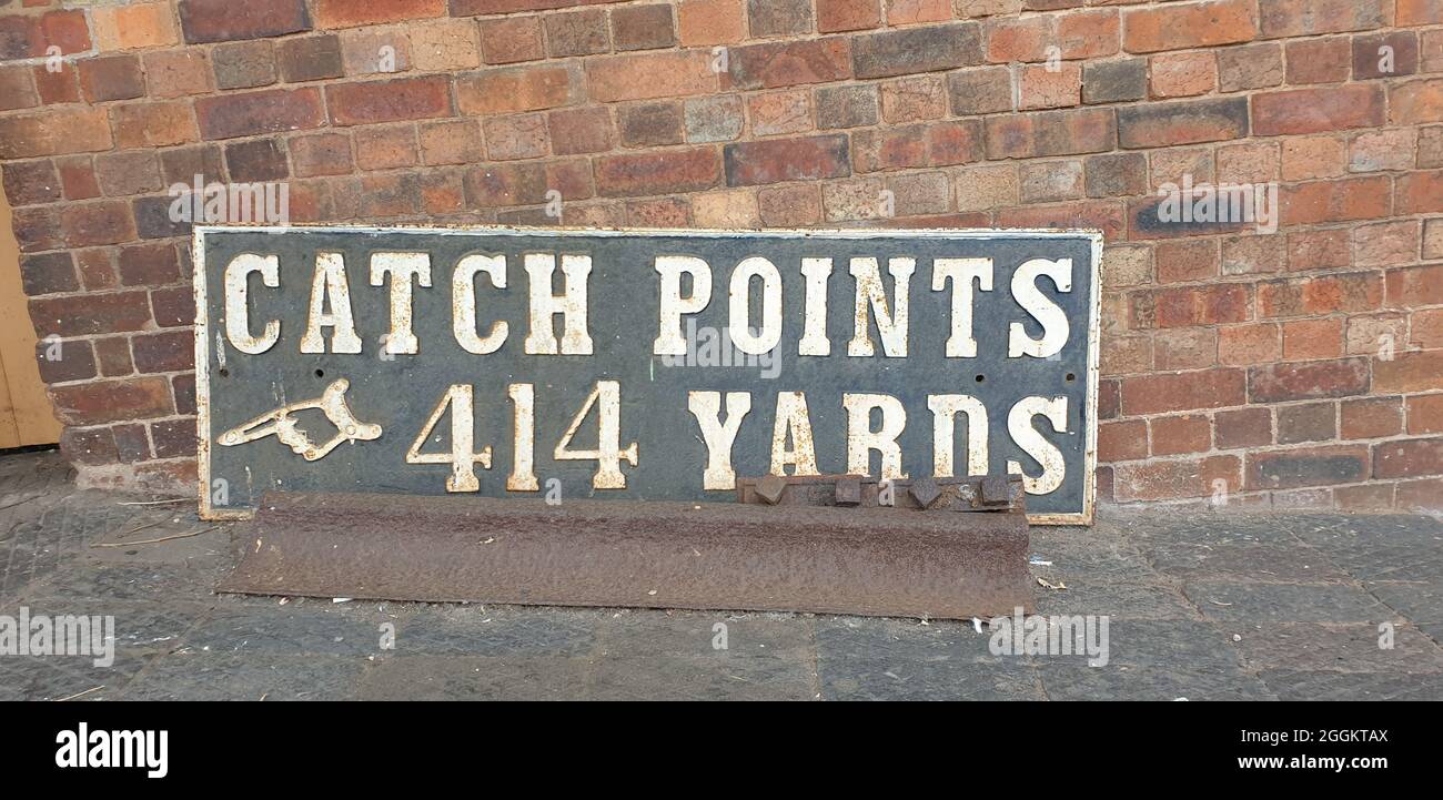 Antique Railway sign Kidderminster, Worcestershire, United Kingdom, 29 ...