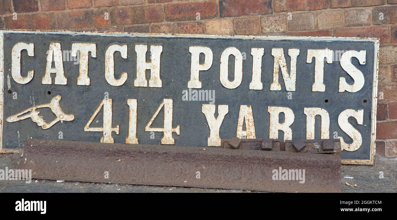 Antique Railway sign Kidderminster, Worcestershire, United Kingdom, 29 ...