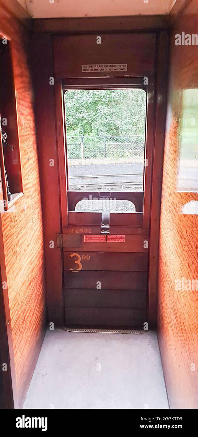 Steam train rolling stock Pullman coach, Kidderminster, Worcestershire ...