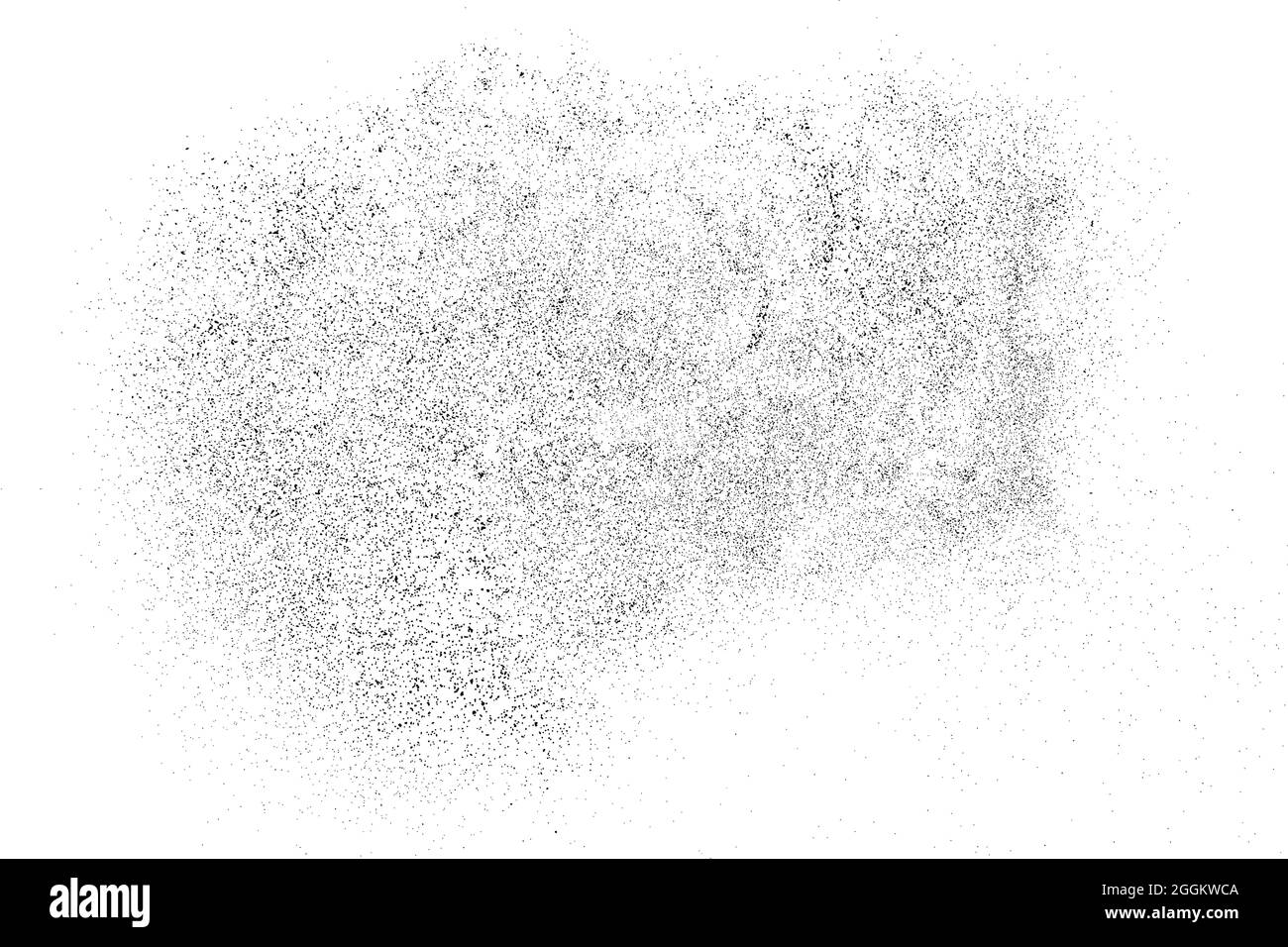 Black Grainy Texture Isolated On White Background. Dust Overlay. Dark ...