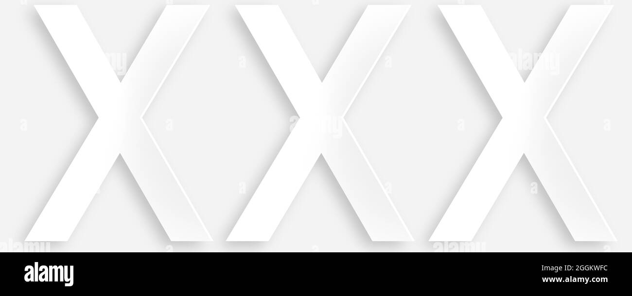 Digital illustration of signs "X Stock Photo - Alamy