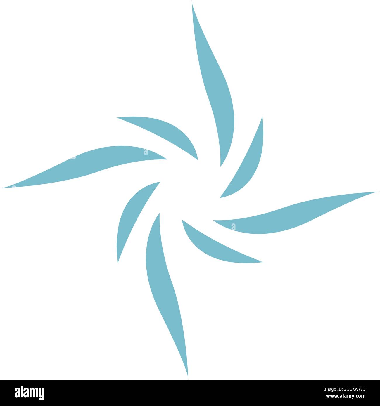 Wind icon logo design template vector illustration Stock Vector Image ...