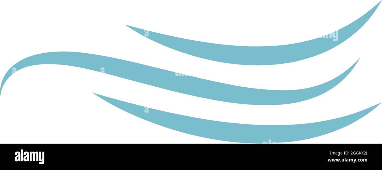 Wind icon logo design template vector illustration Stock Vector Image ...