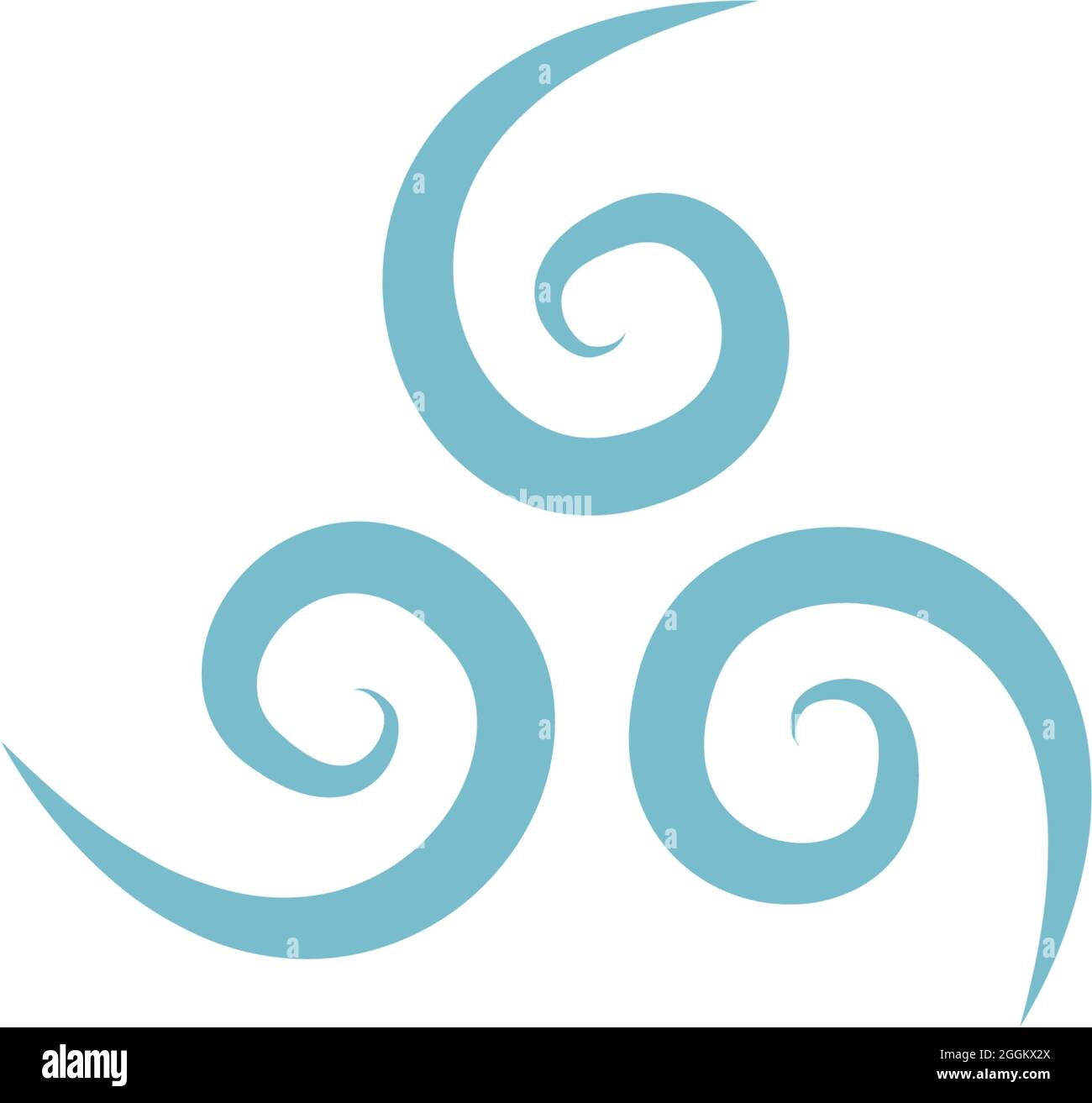 Wind icon logo design template vector illustration Stock Vector Image ...