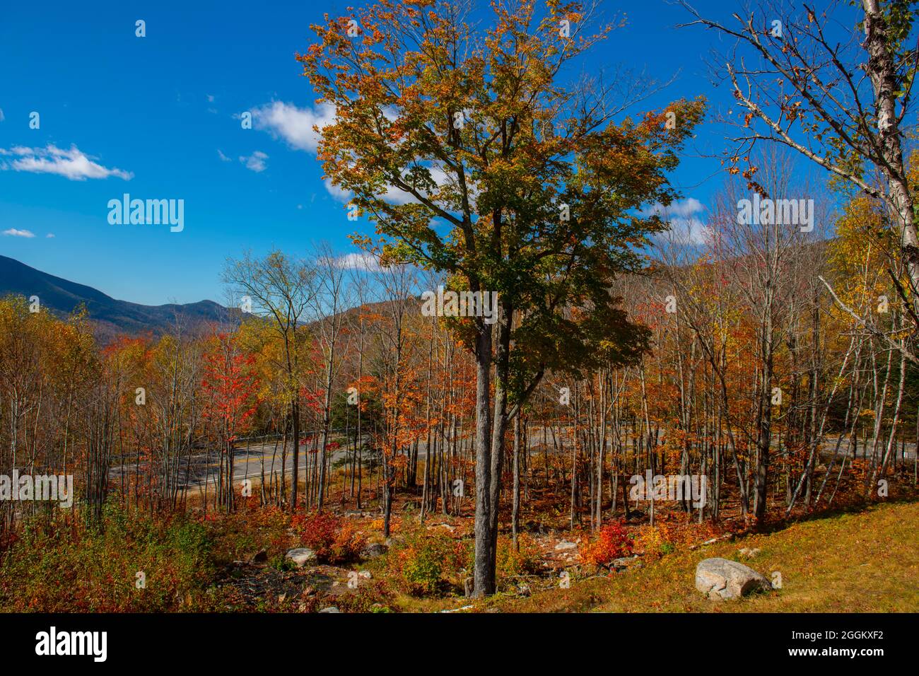 Hancock Notch Overlook on Kancamagus Highway in White Mountain National ...