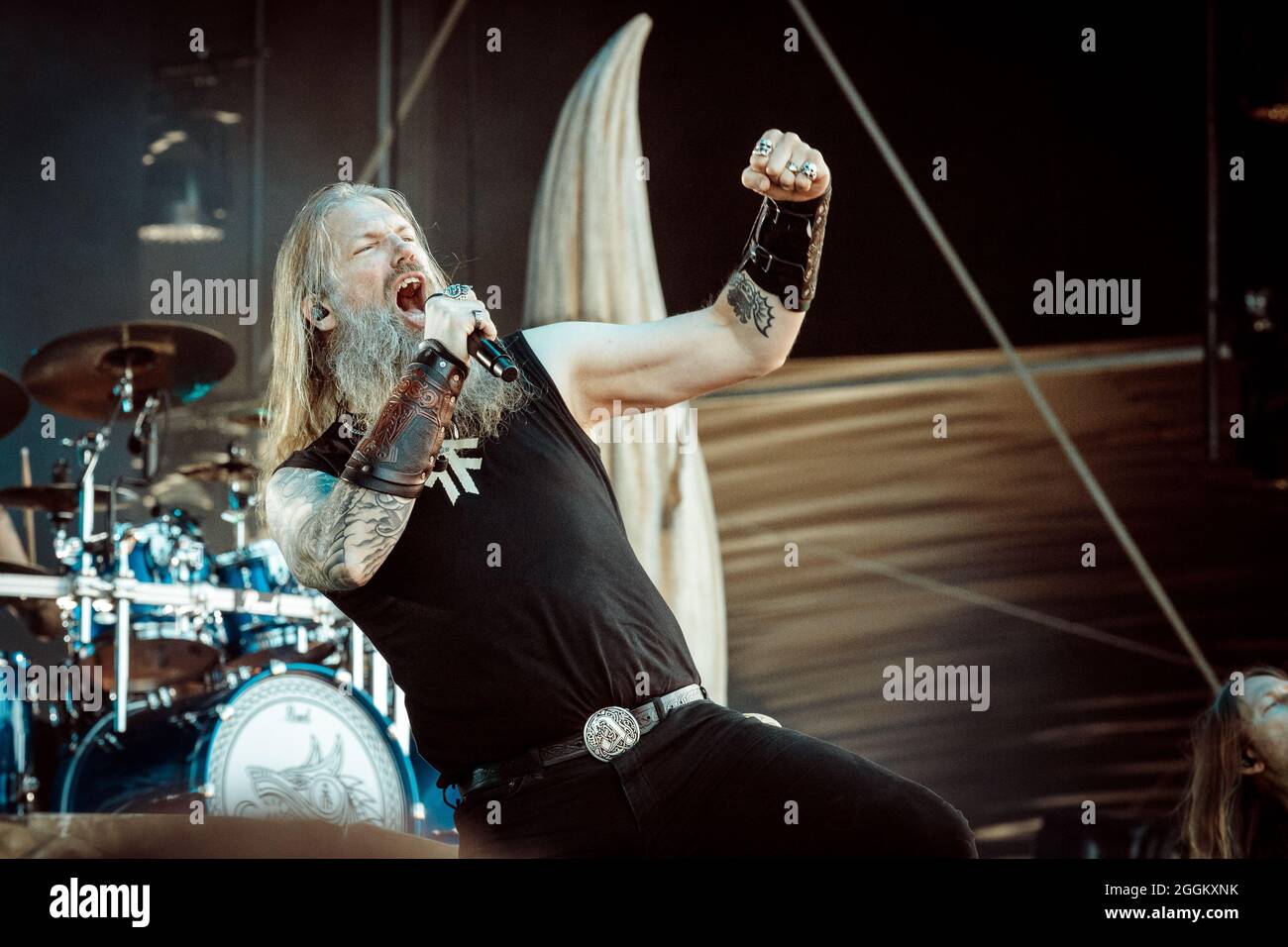 Death Metal Band Amon Performs High Resolution Stock Photography and ...