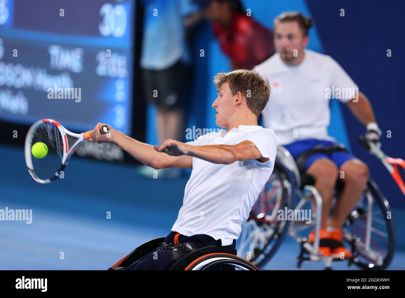 Tokyo, Japan. 1st Sep, 2021. Sam Schroder & Niels Vink (NED) Wheelchair ...