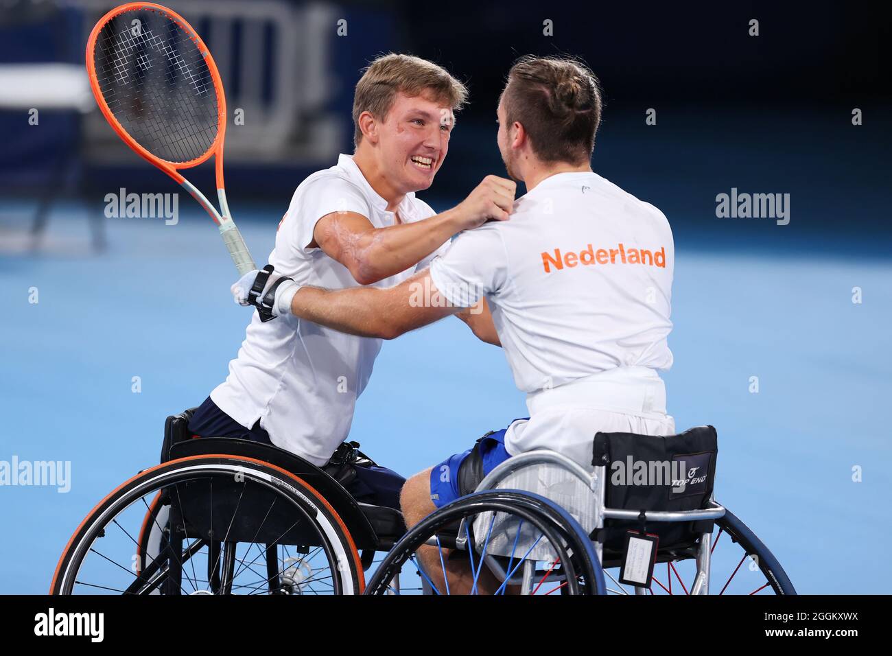 Tokyo, Japan. 1st Sep, 2021. Sam Schroder & Niels Vink (NED) Wheelchair ...