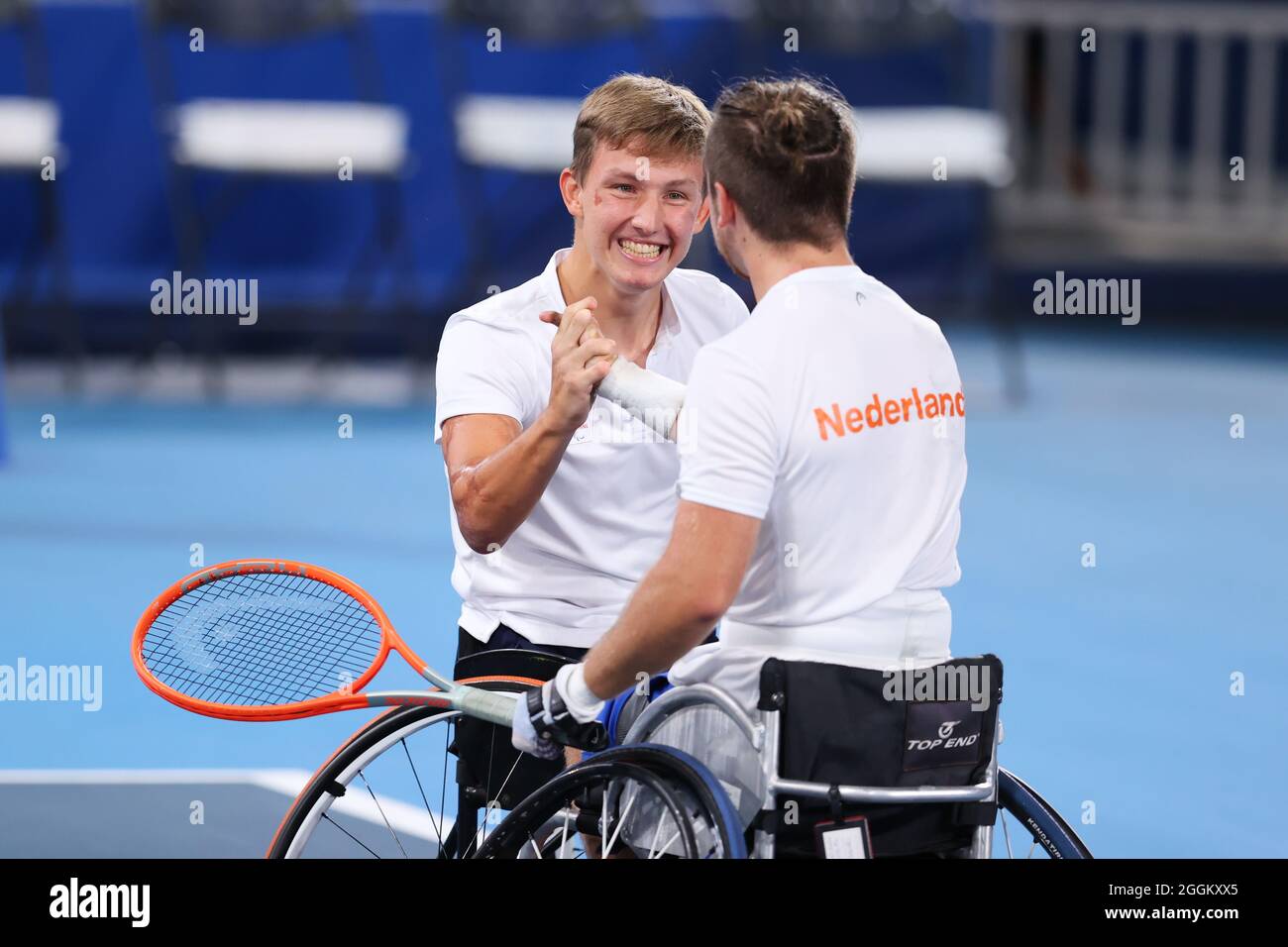 Tokyo, Japan. 1st Sep, 2021. Sam Schroder & Niels Vink (NED) Wheelchair ...