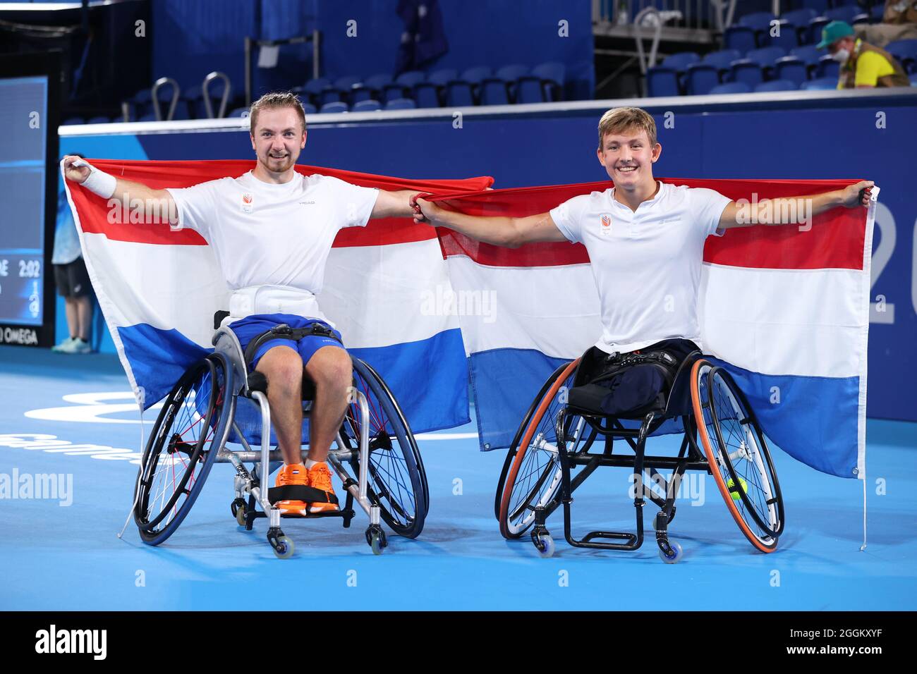 Tokyo, Japan. 1st Sep, 2021. Sam Schroder & Niels Vink (NED) Wheelchair ...