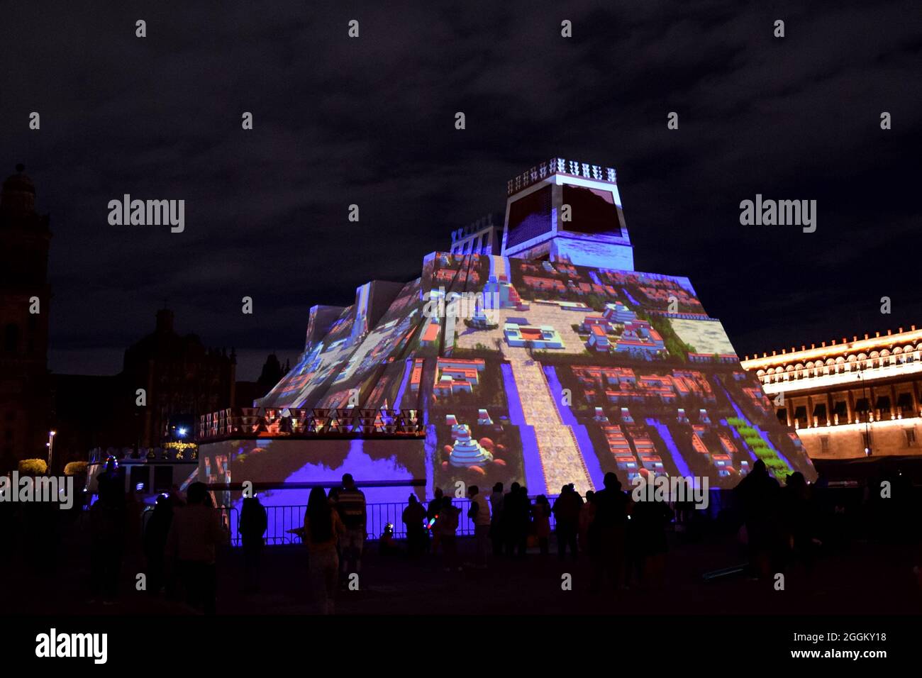 The first monumental model of the Templo Mayor from México-Tenochtitlan ...