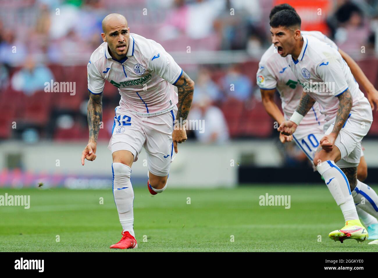 Barcelona, Spain. Credit: D. 29th Aug, 2021. Sandro Ramirez (Getafe ...