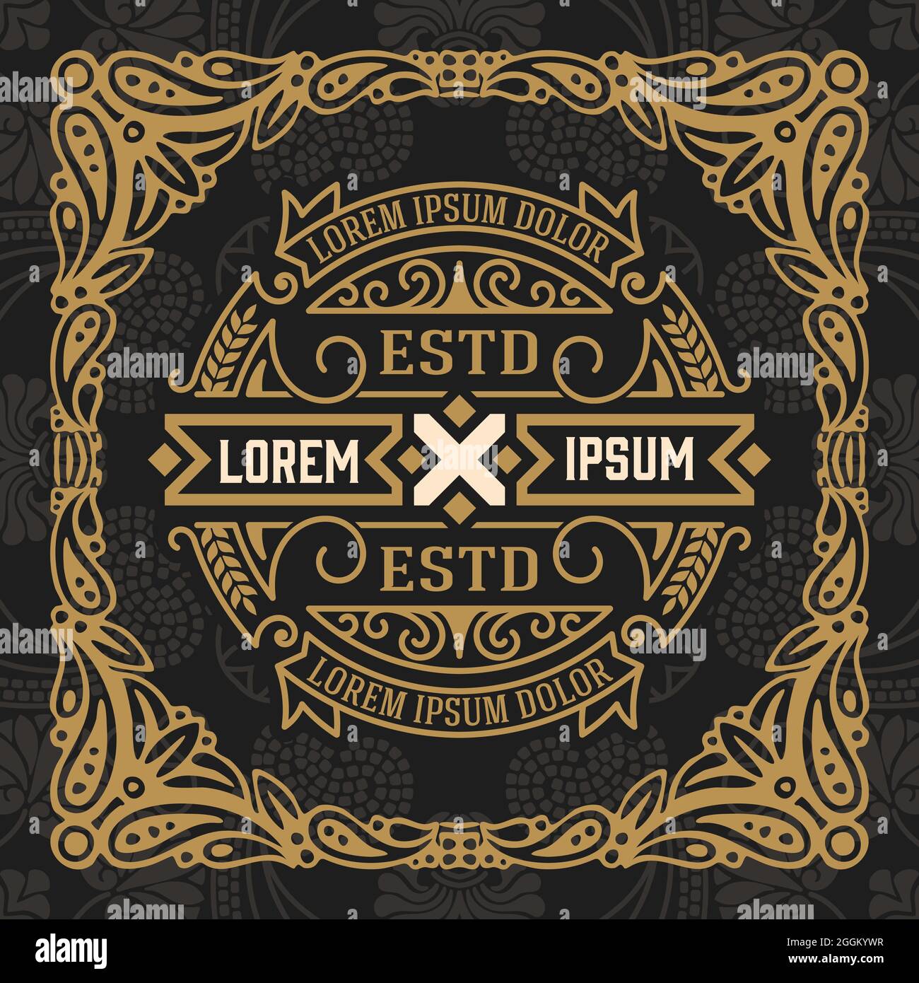 Western card with vintage style Stock Vector Image & Art - Alamy