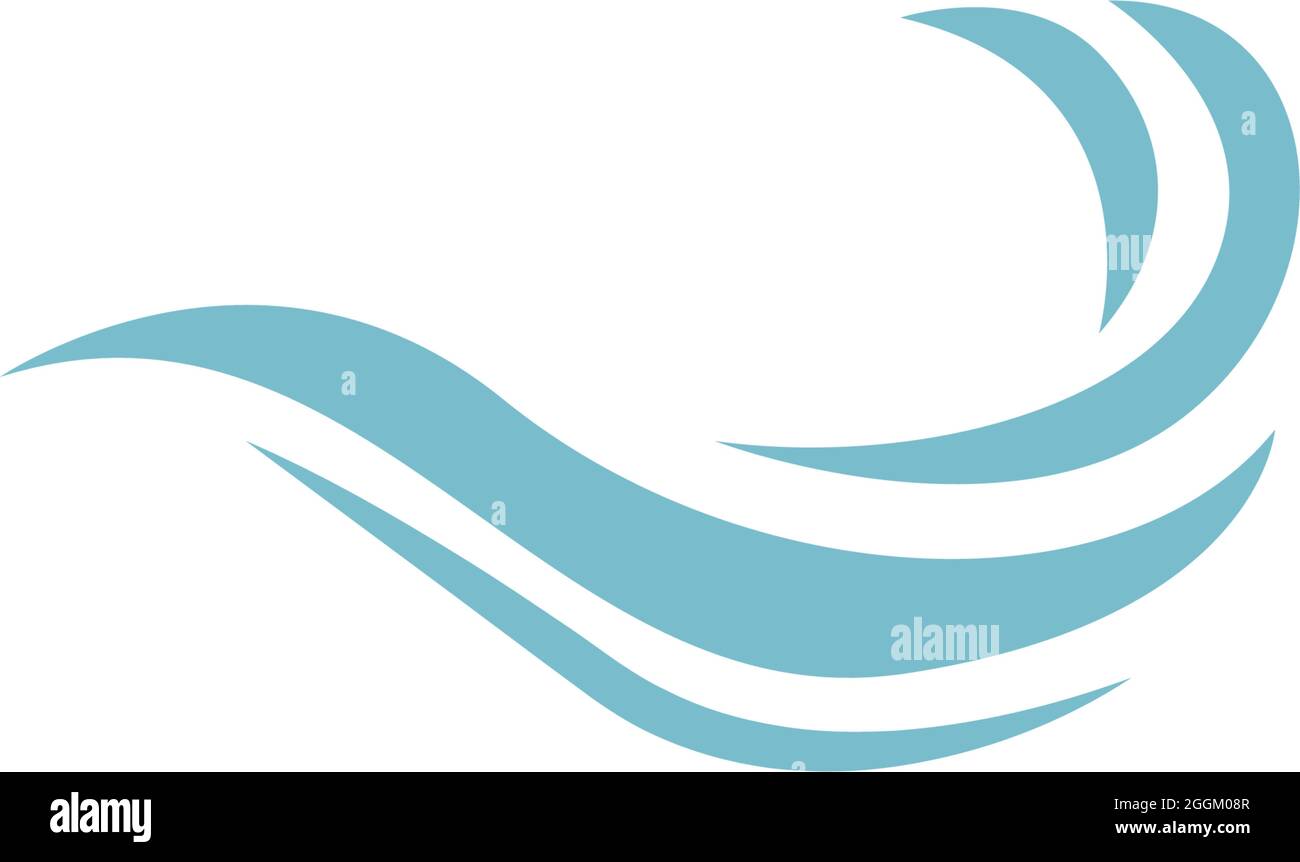 Wind icon logo design template vector illustration Stock Vector Image ...