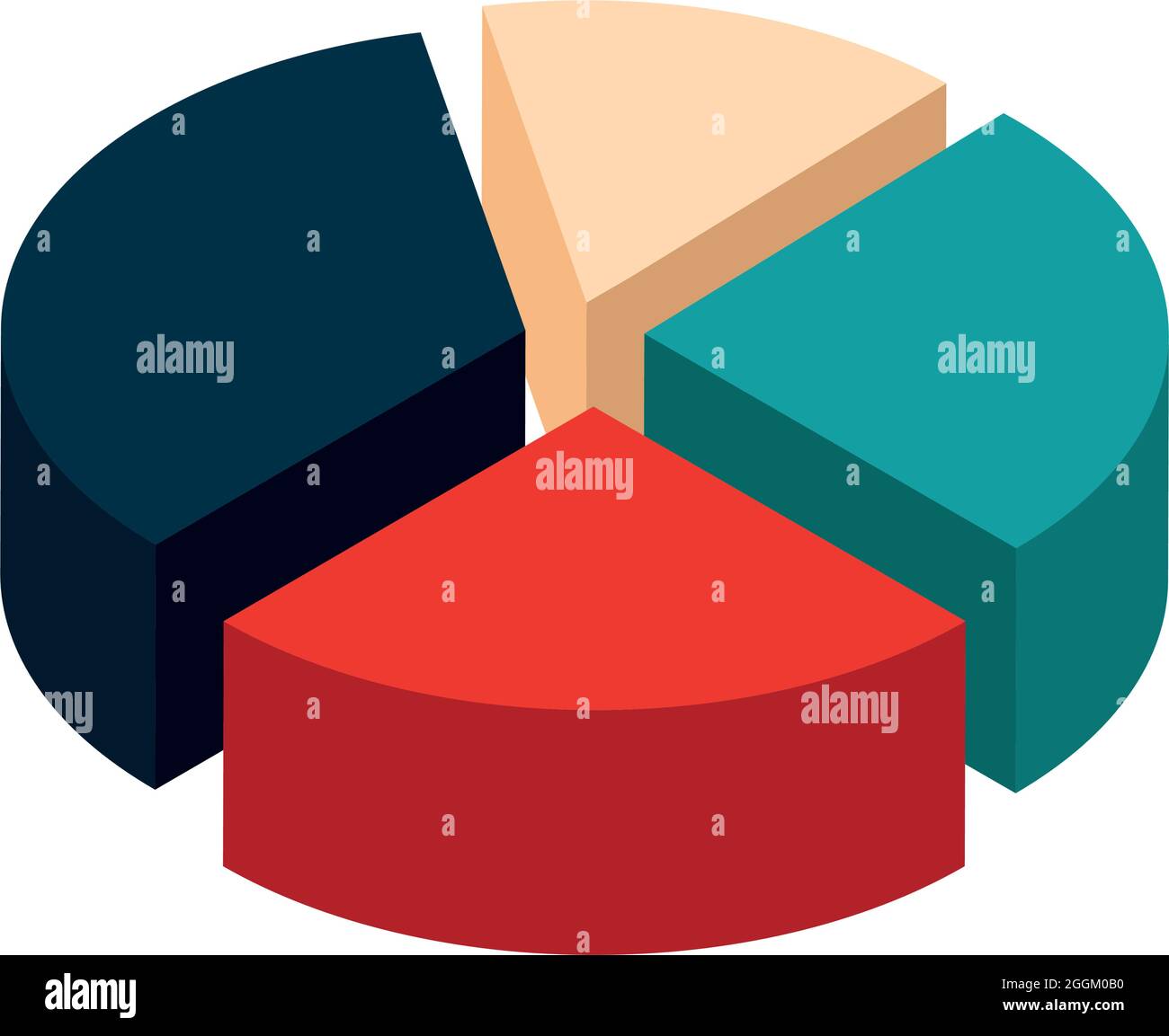 business pie chart Stock Vector Image & Art - Alamy