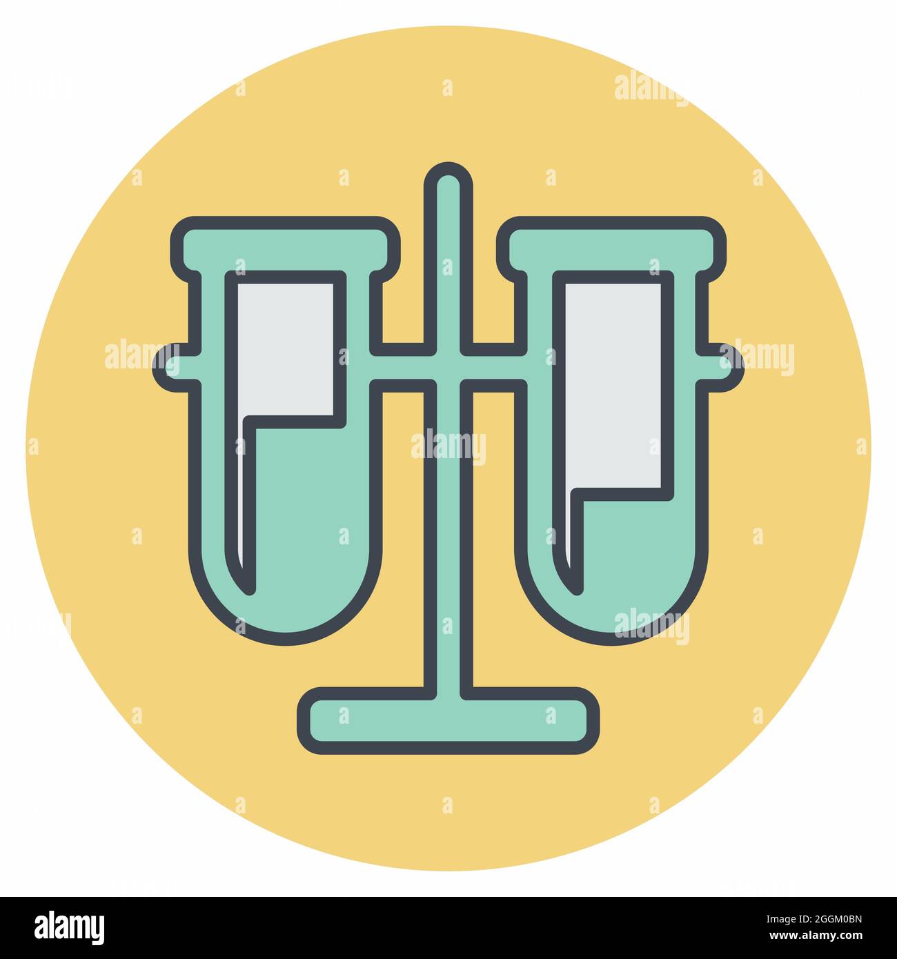 Injection and color vials Cut Out Stock Images & Pictures - Alamy