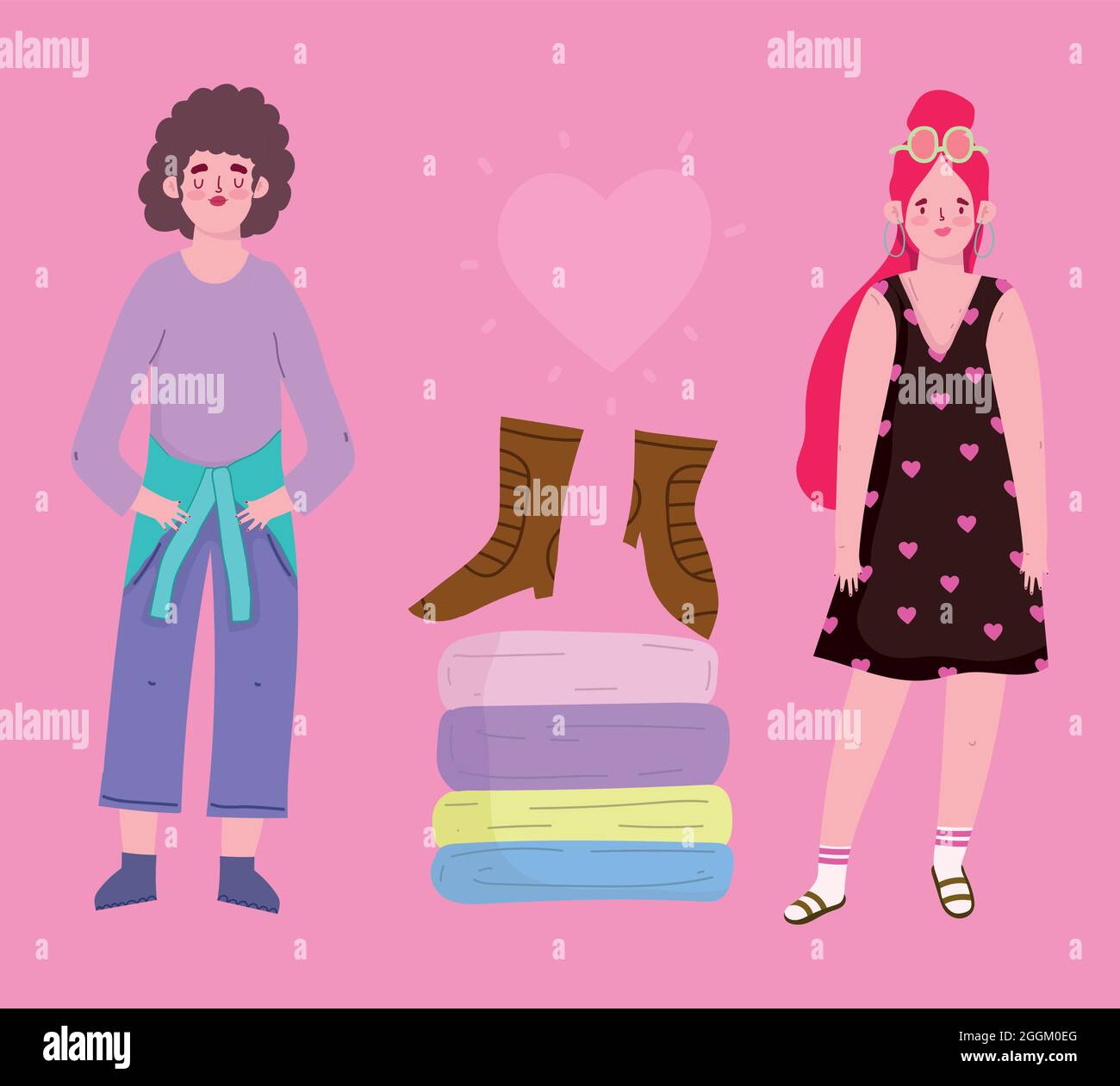 set women and clothes Stock Vector Image & Art - Alamy