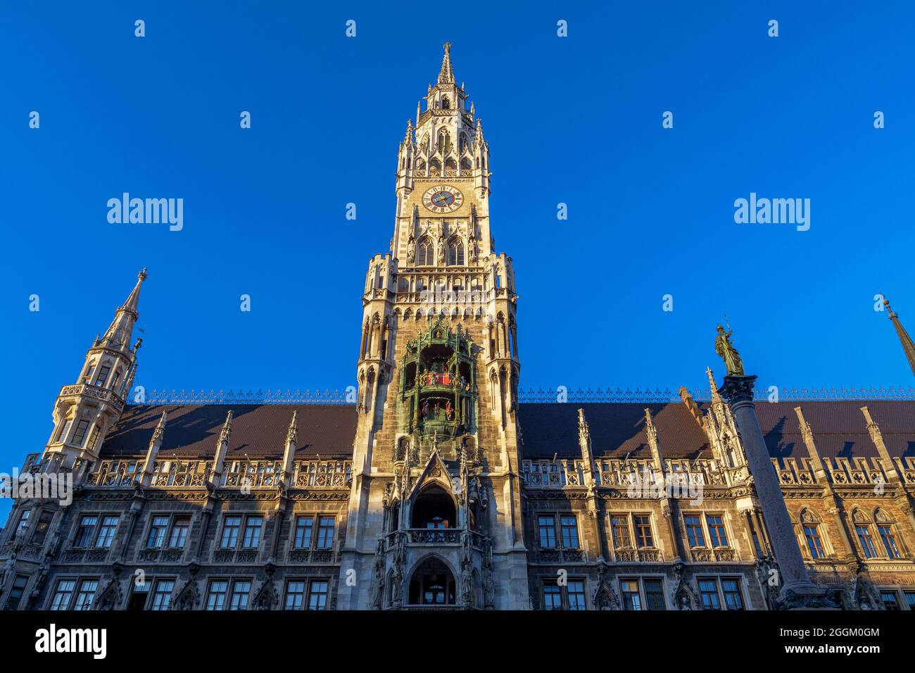 New Town Hall in Munich, Marienplatz, Bavaria, Germany, Europe Stock ...