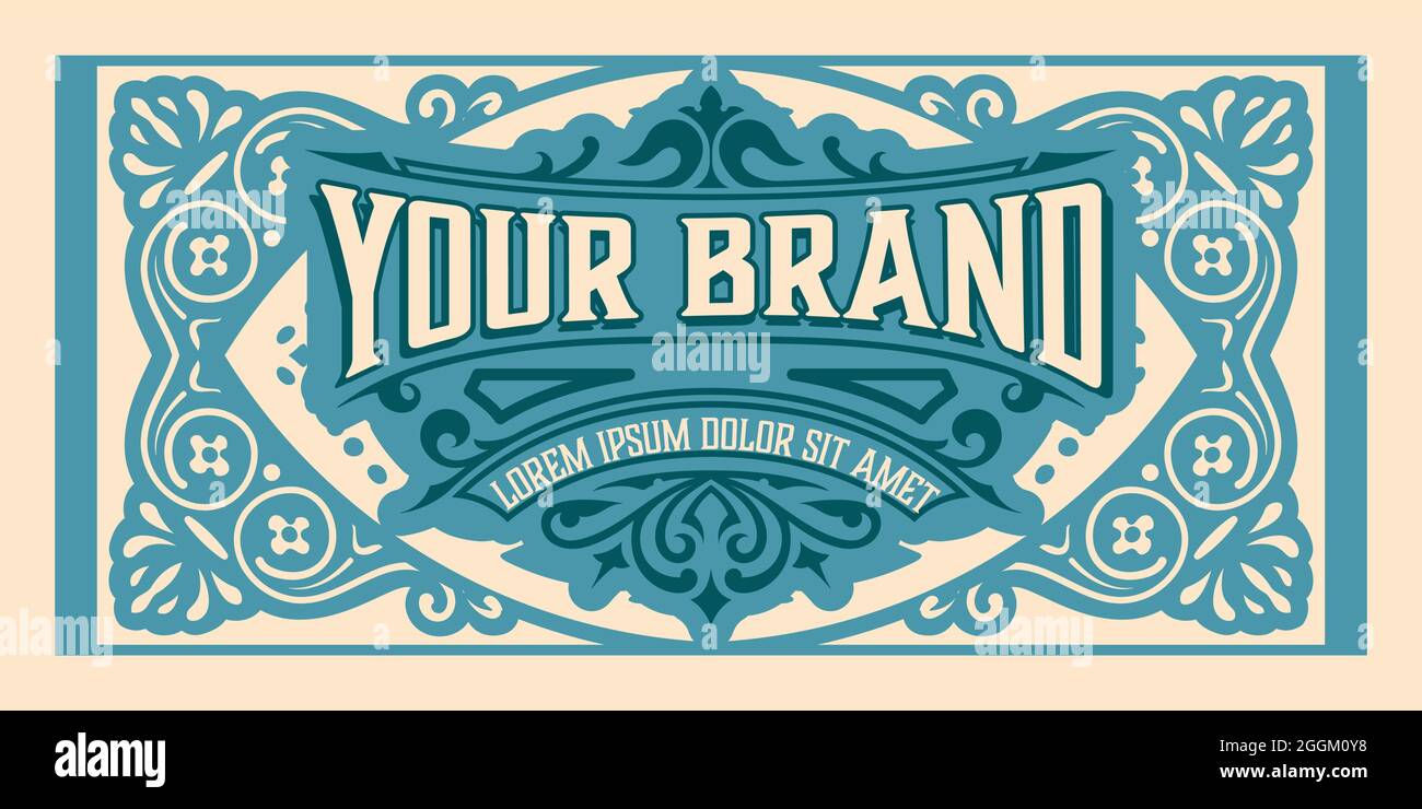 Western card with vintage style Stock Vector Image & Art - Alamy