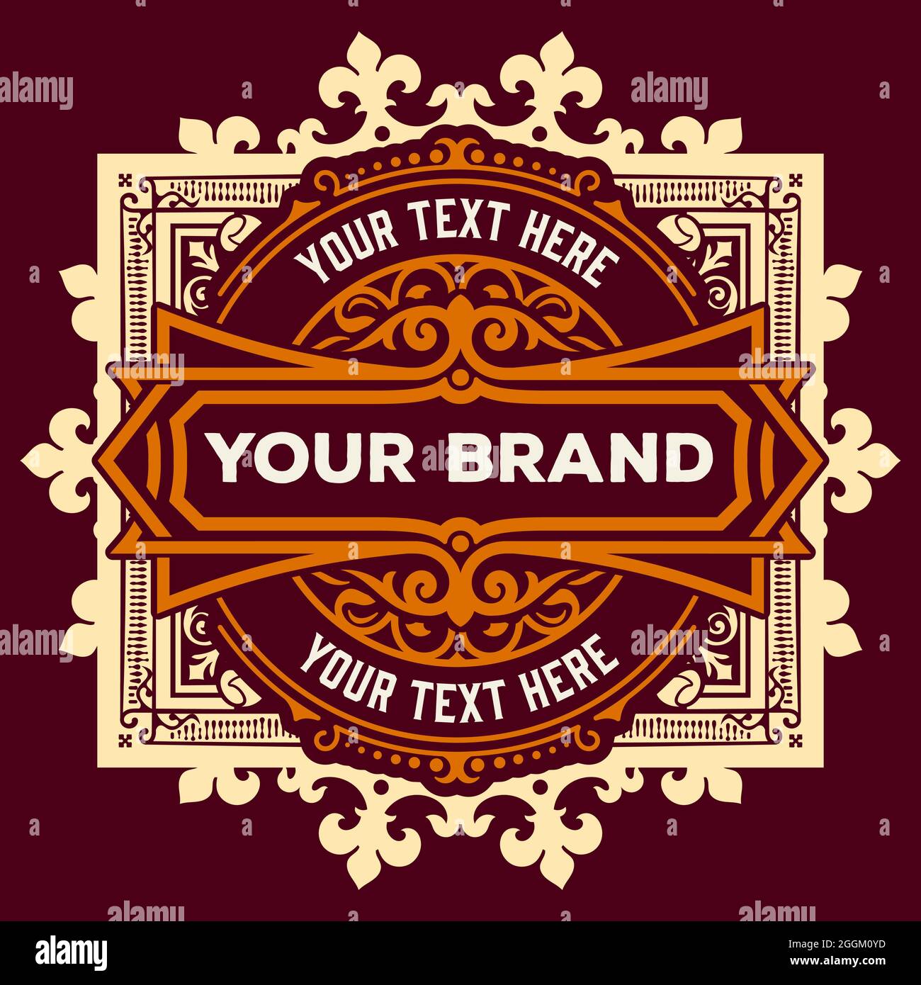 Western card with vintage style Stock Vector Image & Art - Alamy